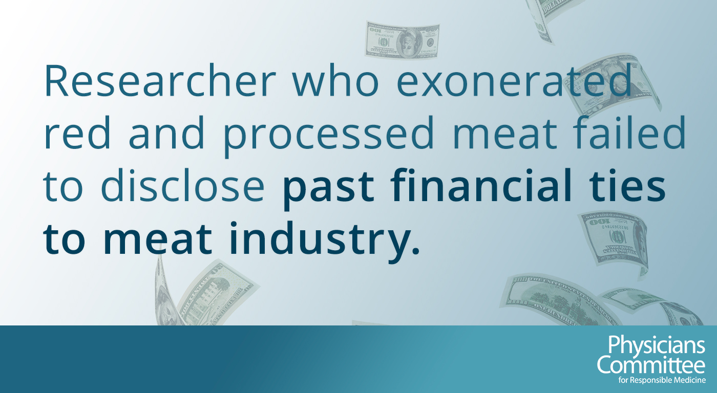 Don’t Let Meat Industry Influence Dietary Guidelines