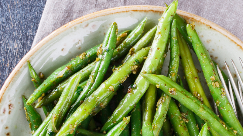 Maple Dijon Green Beans