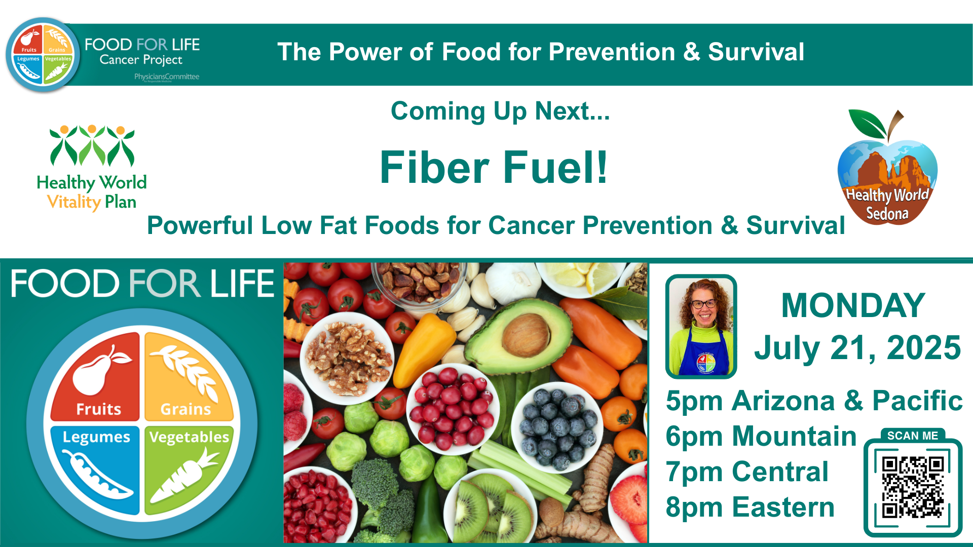 Fiber Fuel! Powerful Low Fat Foods for Cancer Prevention & Survival ...